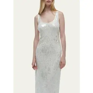 Simkhai Bex Sequined Maxi Dress - Ivory