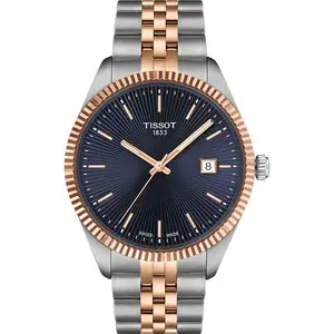 TISSOT Ballade Two-Tone Bracelet Watch Blue