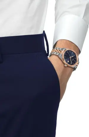 TISSOT Ballade Two-tone Bracelet Watch - Blue