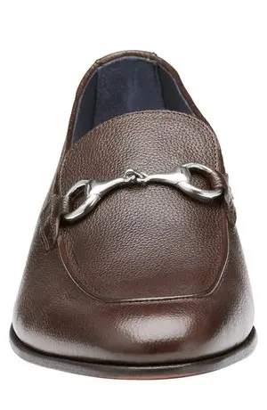 Johnston & Murphy Collection Taylor Bit Loafer - Brown Italian Calfskin