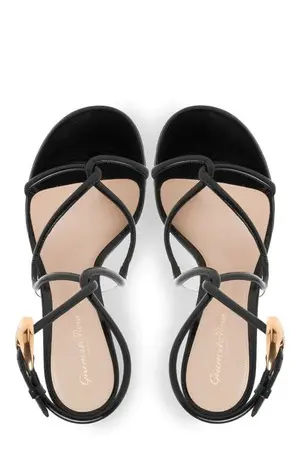 GIANVITO ROSSI Jungle Mamba Sandals - Black