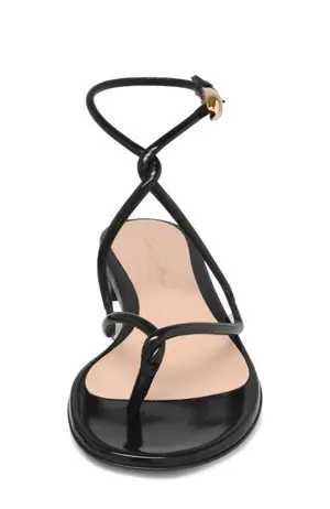 GIANVITO ROSSI Jungle Mamba Flat Sandals - Black
