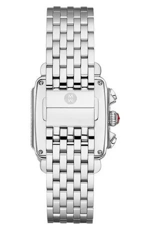 Michele Deco Jubilee Limited Edition Diamond Pavé Chronograph Bracelet Watch