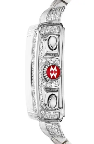 Michele Deco Jubilee Limited Edition Diamond Pavé Chronograph Bracelet Watch