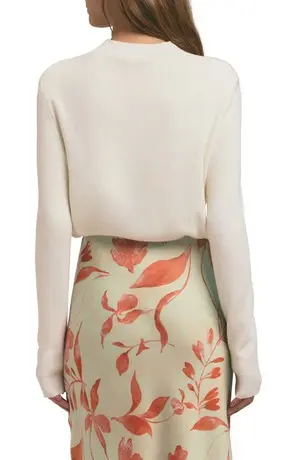 FAVORITE DAUGHTER The Whitney Mock Neck Sweater - Ivory