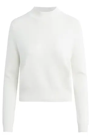 FAVORITE DAUGHTER The Whitney Mock Neck Sweater - Ivory