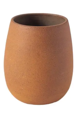 AL CENTRO CERAMICA Handcrafted Bola Cup - Terracotta