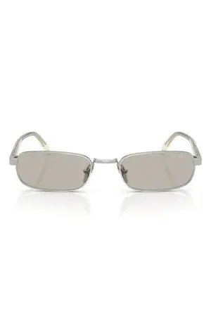 Prada 54mm Rectangular Sunglasses - 1bc30p54 Silver