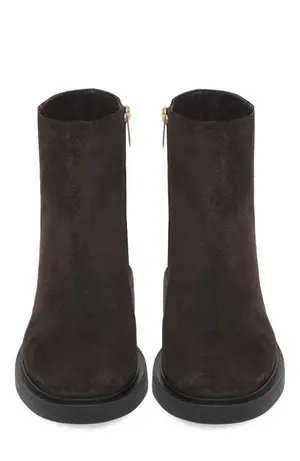 GIANVITO ROSSI Lexington Zip Up Boots - Brown