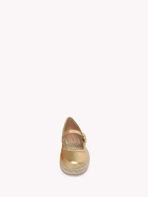 GIANVITO ROSSI Elda Sandals - Metallic Gold