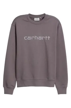 Carhartt Work In Progress Rivet Script Cotton Sweatshirt