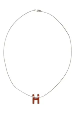 Hermès Pop H Necklace - Orange