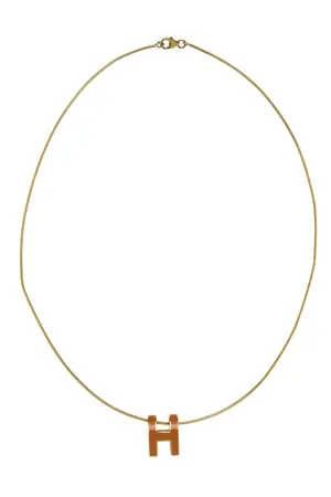 Hermès Pop H Necklace - Orange