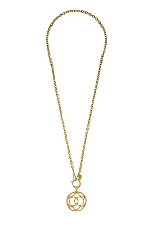 CHANEL Vintage 'CC' Pendant Necklace