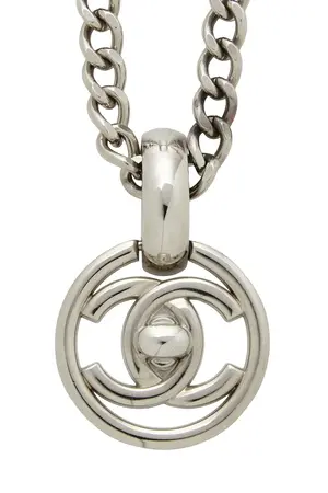 Chanel Cc' Turnlock Necklace
