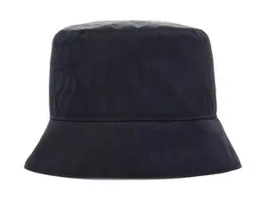 Valentino Garavani Toile Iconographe Reversible Bucket Hat With Pouch Pocket - Navy Blue