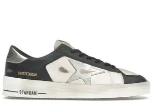 GOLDEN GOOSE Stardan Sneakers - Optic White/navy/silver