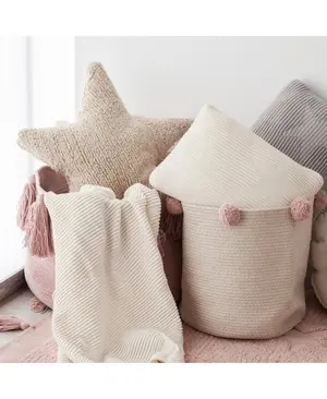 LORENA CANALS Star Cushion - Beige