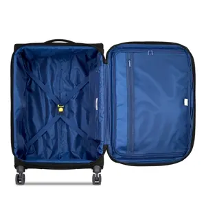 DELSEY PARIS Brochant 3 24-inch Expandable Spinner Suitcase - Deep Black