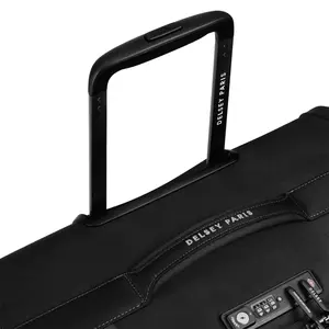 DELSEY PARIS Brochant 3 24-inch Expandable Spinner Suitcase - Deep Black