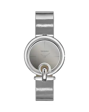Tory Burch Pierced Two Hand Stainless Steel Watch - Silver/silver