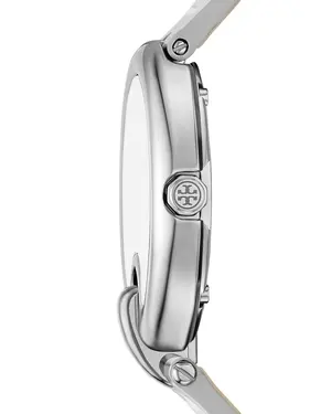 Tory Burch Pierced Two Hand Stainless Steel Watch - Silver/silver