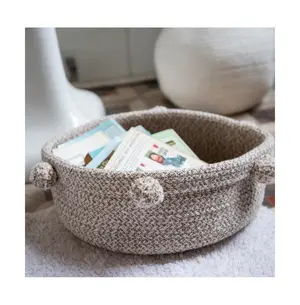 LORENA CANALS Tray Basket - Natural + Light Brown