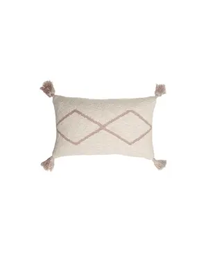 LORENA CANALS Little Oasis Cushion - Natural/pale Pink