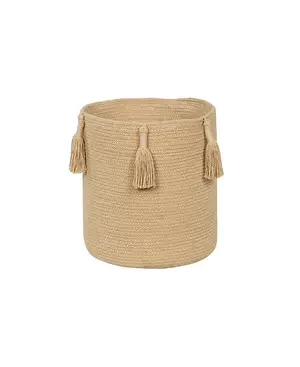 LORENA CANALS Woody Basket - Dark Honey/light Honey