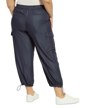 Lyssé Monique Satin Tailored Cargo Pants