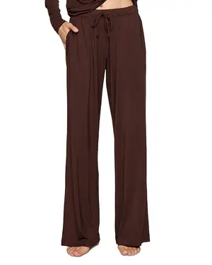 Eberjey Gisele Everyday Straight Leg Pants Chocolate