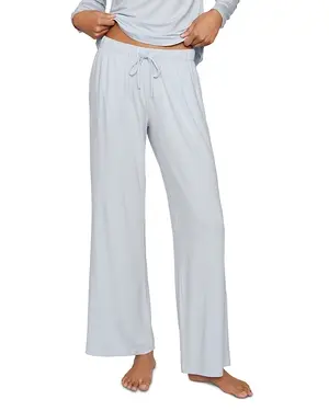 Eberjey Gisele Everyday Straight Leg Pants - Ice Blue