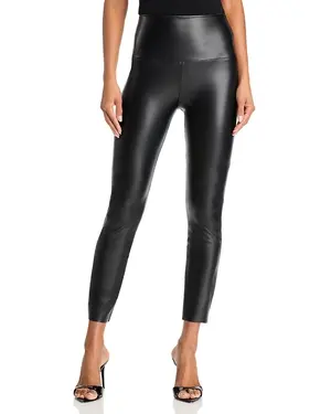 Norma Kamali Faux Leather Long Leggings