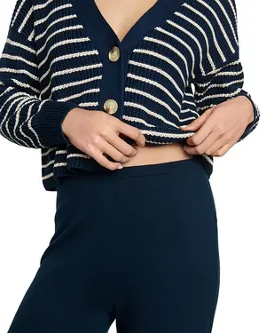 Eberjey Fine Gauge Sweater Pants - Navy