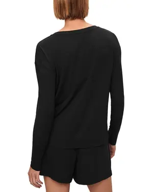Eberjey Gisele Separates Long Sleeve - Black
