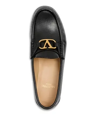 Valentino Garavani Vlogo Loafers - Black