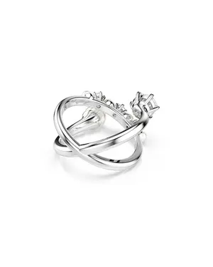 SWAROVSKI Matrix Cocktail Ring - White