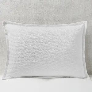 HUDSON PARK COLLECTION Signature Pebbled Matelasse Standard Sham, Pair - Cloud
