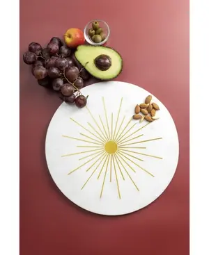 GAURI KOHLI Sunshine Marble Cheese Board 12