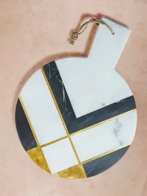 GAURI KOHLI Campania Marble Cheese Board