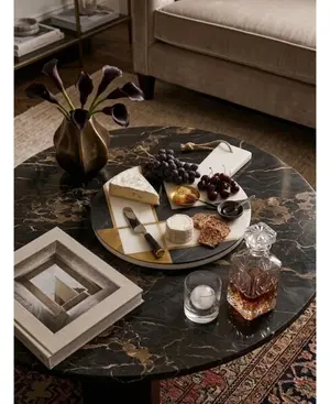GAURI KOHLI Campania Marble Cheese Board