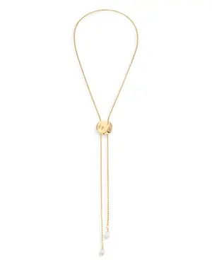 Ettika Liquid Lux Bolo Necklace - Gold