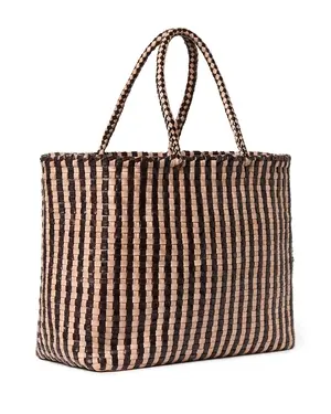 LOEFFLER RANDALL Small Woven Leather Tote