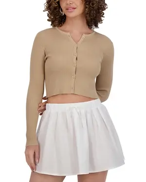 Point Cropped Cardigans For Women