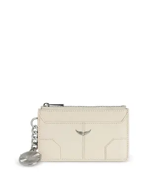 Zadig&Voltaire Sunny Leather Card Case Flash