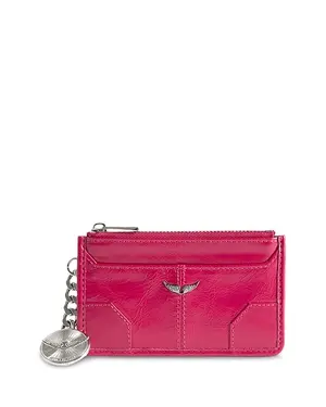 Zadig&Voltaire Sunny Leather Card Case Podium