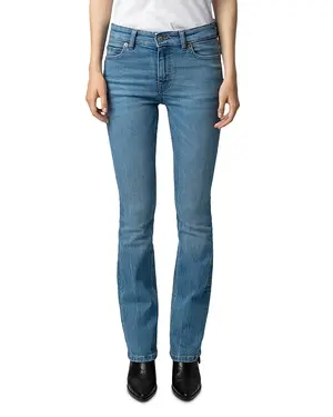 Zadig&Voltaire Eclipse Straight Leg Jeans - Blue