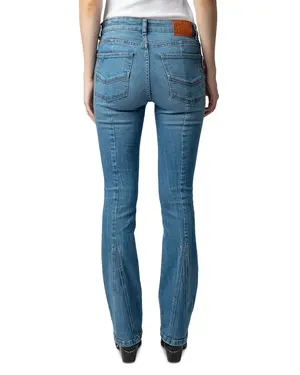 Zadig&Voltaire Eclipse Straight Leg Jeans - Blue