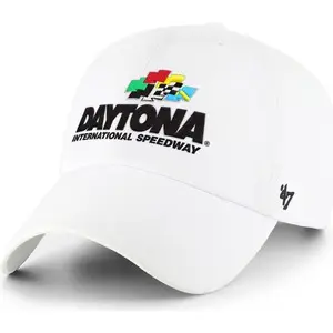 '47 Daytona International Speedway Daytona 500 Clean Up Adjustable Hat - White