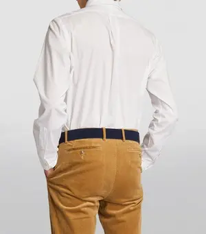 Polo Ralph Lauren Suede Debossed Logo Belt